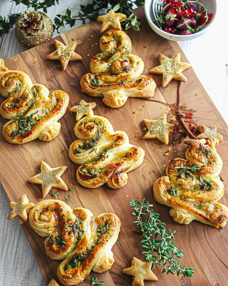 Mini Brie Christmas Trees: 10-Minute Festive Holiday Appetizer
